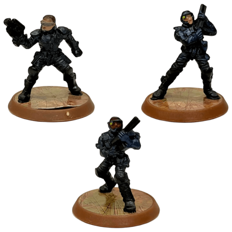 Microcorp Agents Prepainted Heroscape Miniatures And Army Card ...